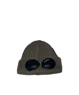 C.P. COMPANY Goggle Knit Cap - Black