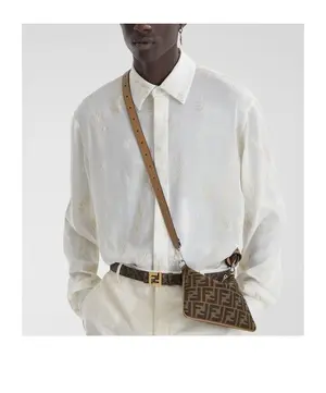 Fendi Reversible Ff Squared Belt - Black/brown