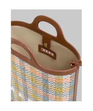 Marni Tropicalia Checked Tote Bag