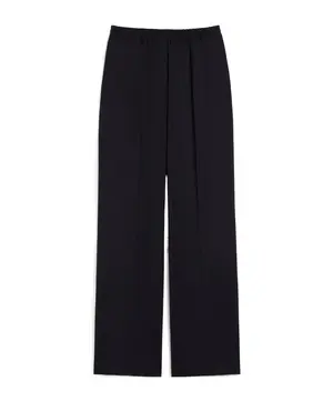 Max Mara Mallo Wool Trousers - Blue