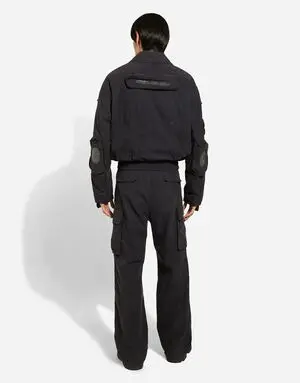 Dolce & Gabbana Logo Plaque Cargo Trousers - Black