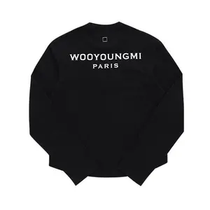 WOOYOUNGMI Long Sleeve T-shirt With Graphic Detail