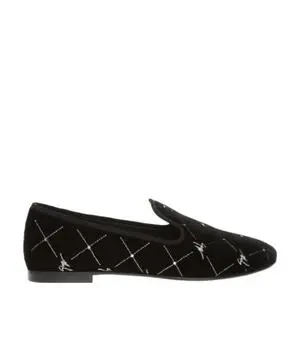 GIUSEPPE ZANOTTI Velvet Loafers