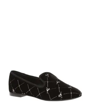GIUSEPPE ZANOTTI Velvet Loafers
