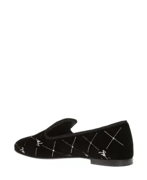 GIUSEPPE ZANOTTI Velvet Loafers