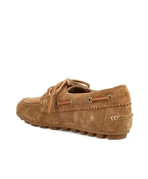 Hogan Round Toe Lace-up Boat Shoes