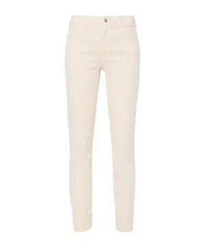 Liu Jo Skinny Denim Jeans With Patch Pockets - White