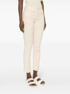 Liu Jo Skinny Denim Jeans With Patch Pockets - White