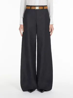 Max Mara Murge Belted Wide Leg Trousers