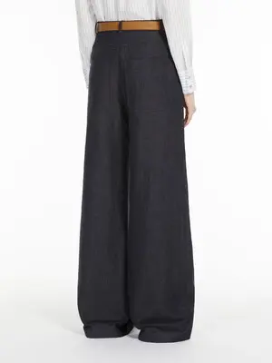 Max Mara Murge Belted Wide Leg Trousers