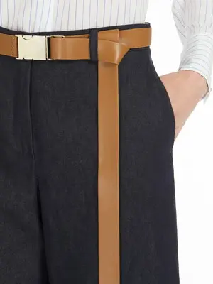 Max Mara Murge Belted Wide Leg Trousers
