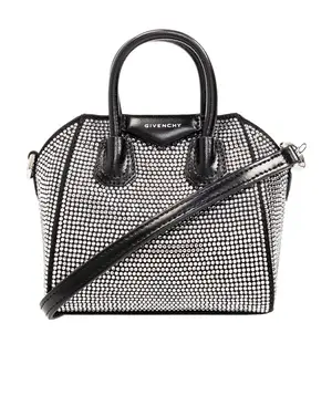 Givenchy Antigona Embellished Mini Top Handle Bag - Black