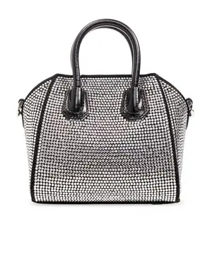 Givenchy Antigona Embellished Mini Top Handle Bag - Black