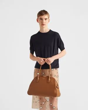Prada Large Zipped Tote Bag
