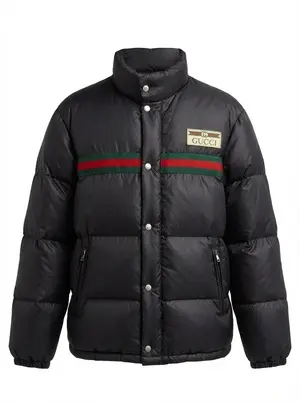 Gucci Logo-patch Padded Down Jacket