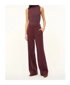 Staud Prince Tailored Wide-leg Trousers