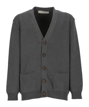 GOLDEN GOOSE Knitted Cardigan - Black