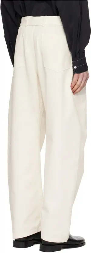 LEMAIRE Twisted Belted Straight-leg Trousers