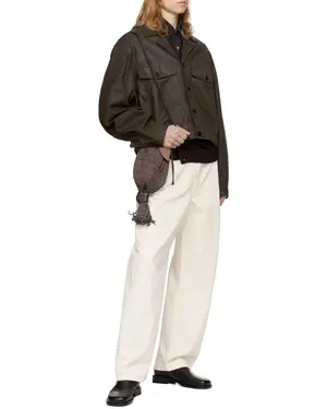 LEMAIRE Twisted Belted Straight-leg Trousers