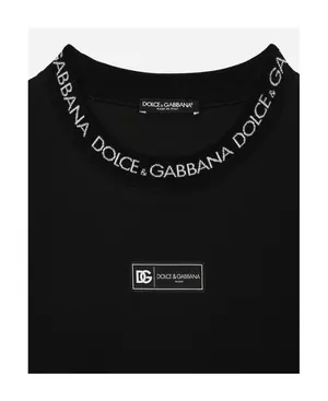 Dolce & Gabbana Dolce Gabbana Logo Patch Crewneck T-shirt