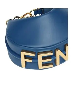 Fendi Mini Baguette Bag - Blue