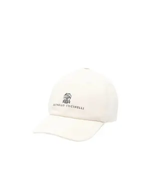 Brunello Cucinelli Brunello Cucinelli Embroidered Logo Baseball Cap Neutral Color