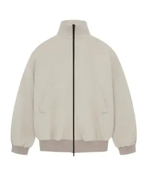 Fear Of God Zipped Track Jacket - Cement