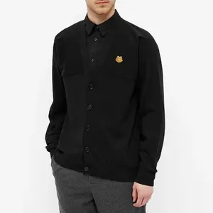 Kenzo Appliqué Cotton Cardigan