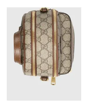 Gucci Interlocking G Canvas Backpack