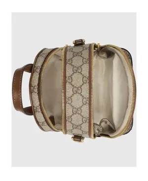 Gucci Interlocking G Canvas Backpack