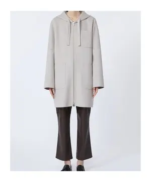 Max Mara Giglio Hooded Coat - Beige