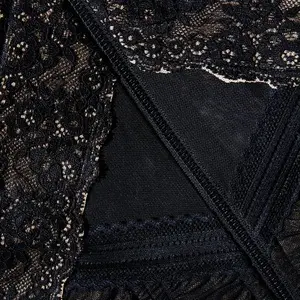 SELF-PORTRAIT Off-shoulder Lace Trim Mini Dress