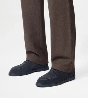 TOD'S Suede Shearling Lined Desert Boots
