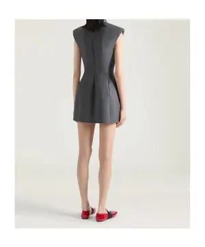 Givenchy Sleeveless Tailored Wool Dress