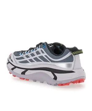 Hoka One One Round Toe Lace-up Sneakers - Grey