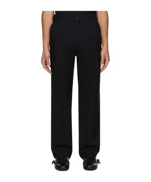 Comme Des Garçons Belt Loops Splicing Casual Pants