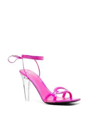 Valentino Garavani Square Toe Ankle Strap Sandals