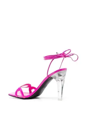 Valentino Garavani Square Toe Ankle Strap Sandals