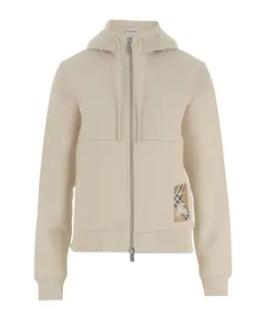 Burberry Ekd Patch Zip-up Hoodie