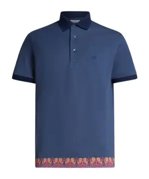 Etro Embroidered Polos For Men
