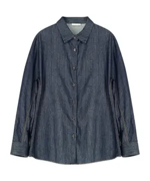 Dries Van Noten Casio Denim Shirt - Indigo