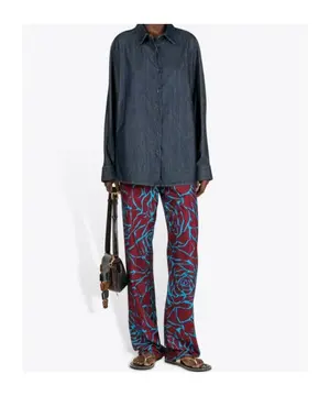 Dries Van Noten Casio Denim Shirt - Indigo