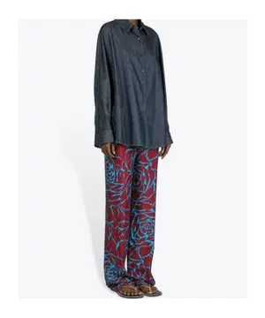 Dries Van Noten Casio Denim Shirt - Indigo