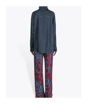 Dries Van Noten Casio Denim Shirt - Indigo