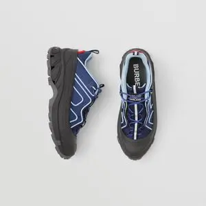 Burberry Arthur Two-tone Sneakers - Black
