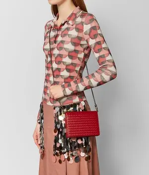 Bottega Veneta Woven Chain Shoulder Bag