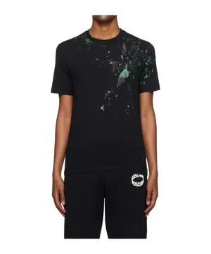 Moschino Round Collar Printed T-shirt