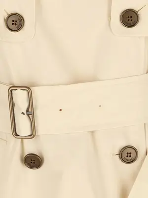 Burberry Long Trerose Trench Coat - Beige