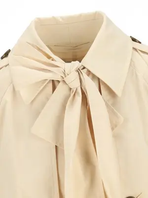 Burberry Long Trerose Trench Coat - Beige