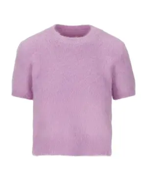 MAISON MARGIELA Brushed Crewneck T-shirt - Pink
